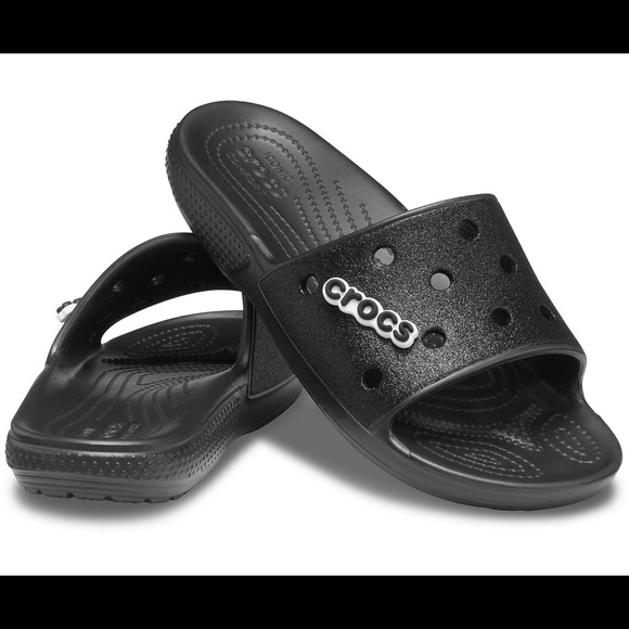 CROCS | Shoes | Crocs Classic Slide In Black | Poshmark